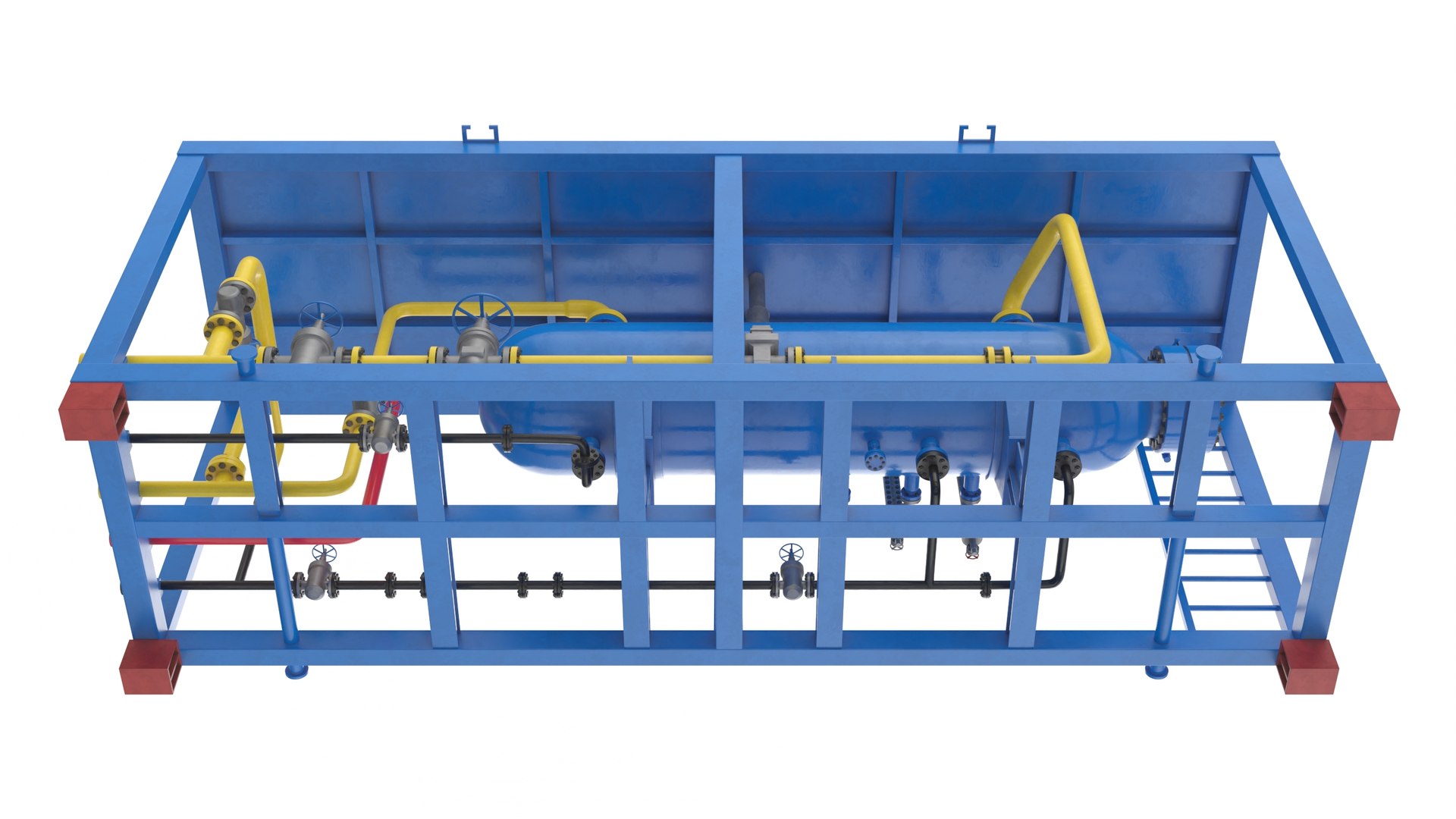 3D Well Test Separator - TurboSquid 2202805
