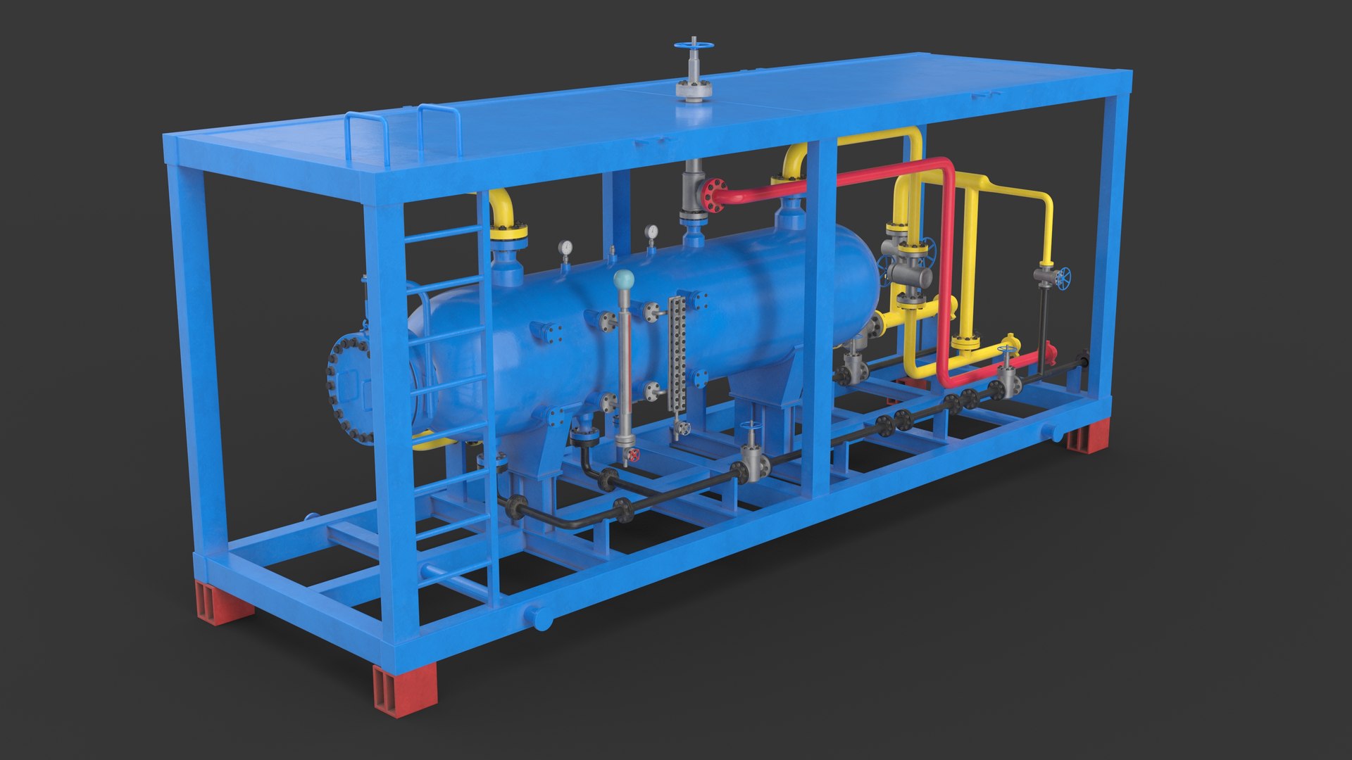 3D Well Test Separator - TurboSquid 2202805
