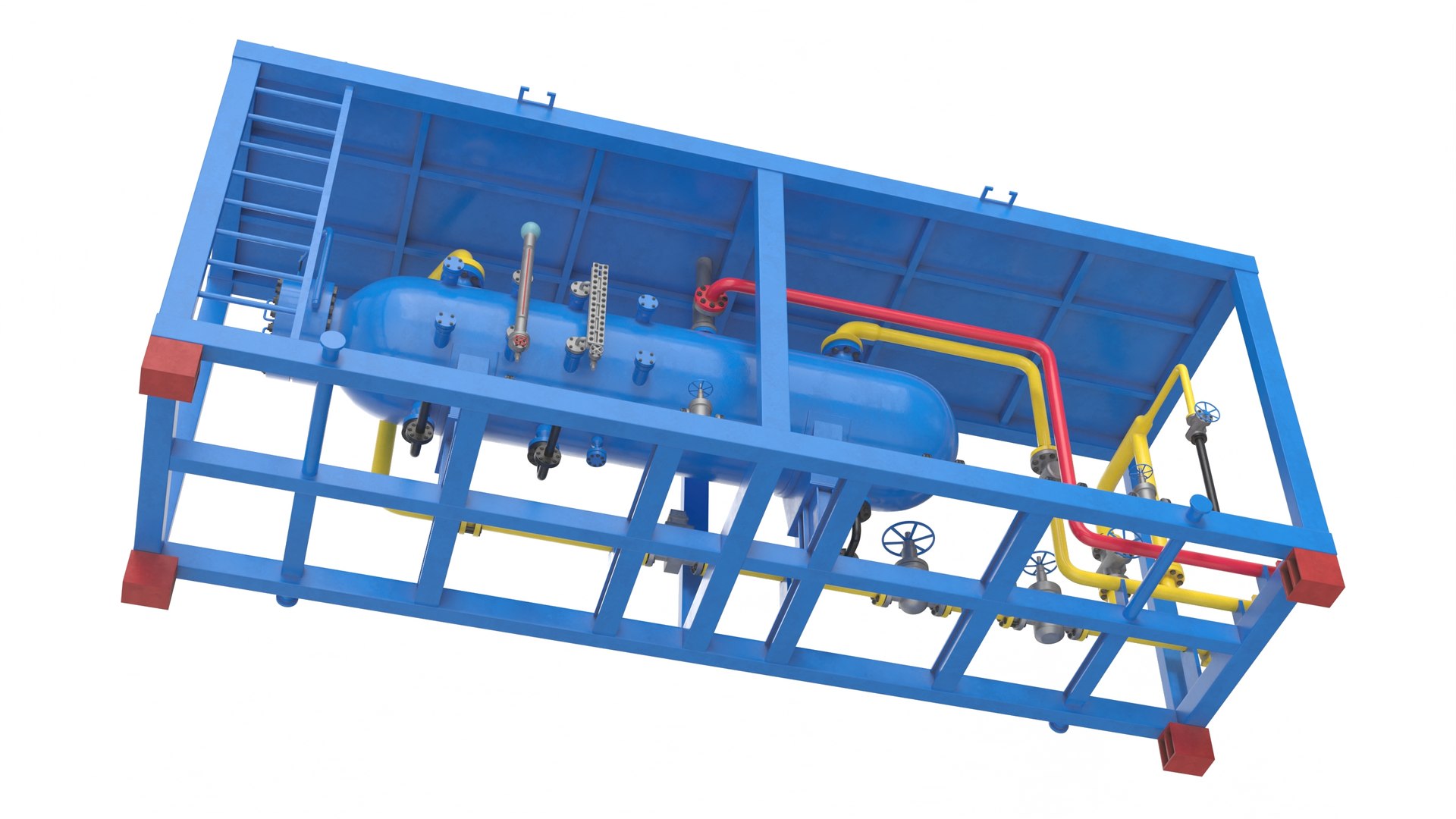 3D Well Test Separator - TurboSquid 2202805