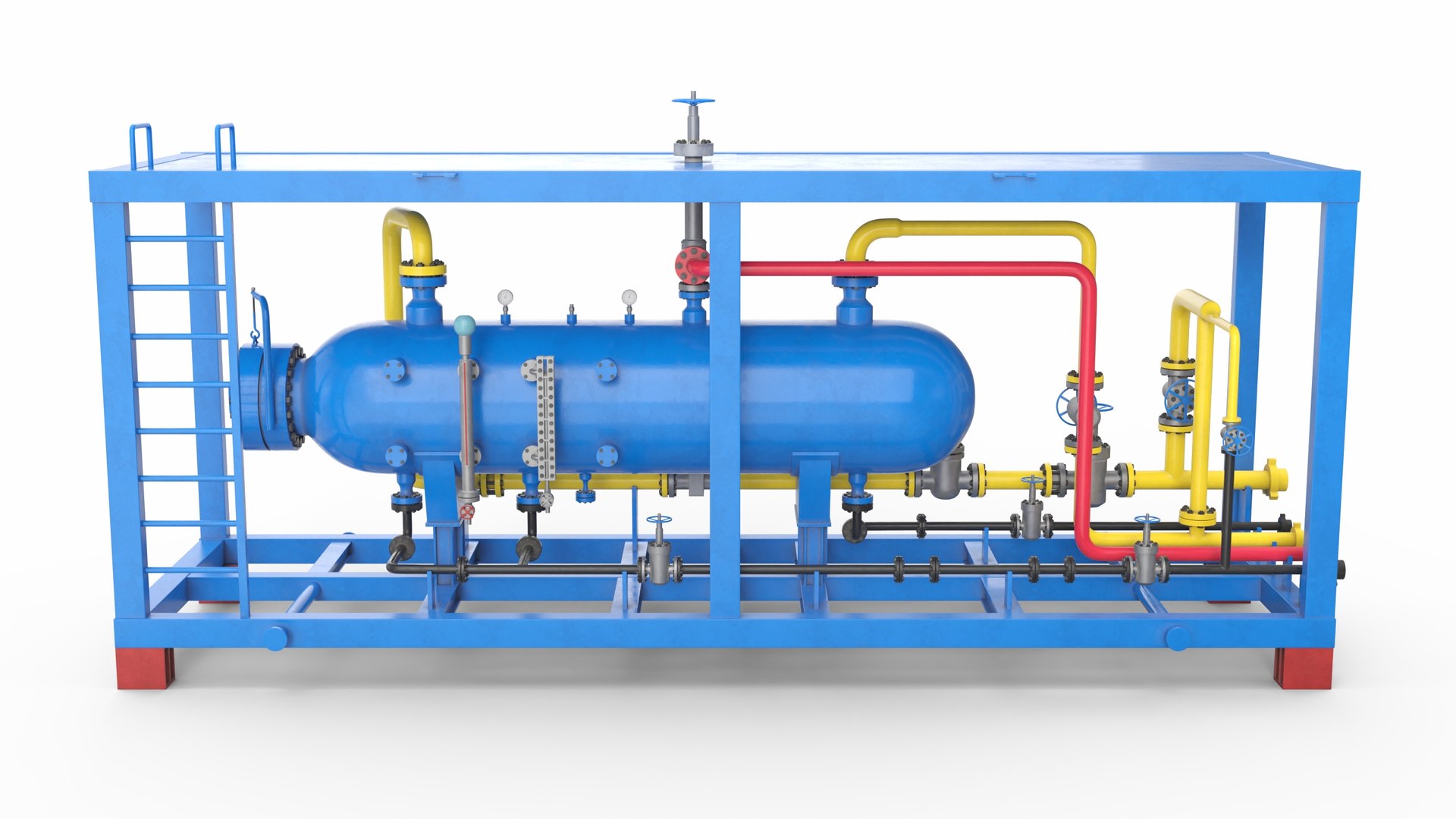 3D Well Test Separator - TurboSquid 2202805