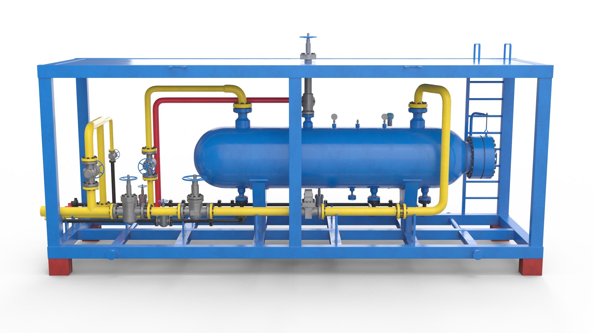 3D Well Test Separator - TurboSquid 2202805