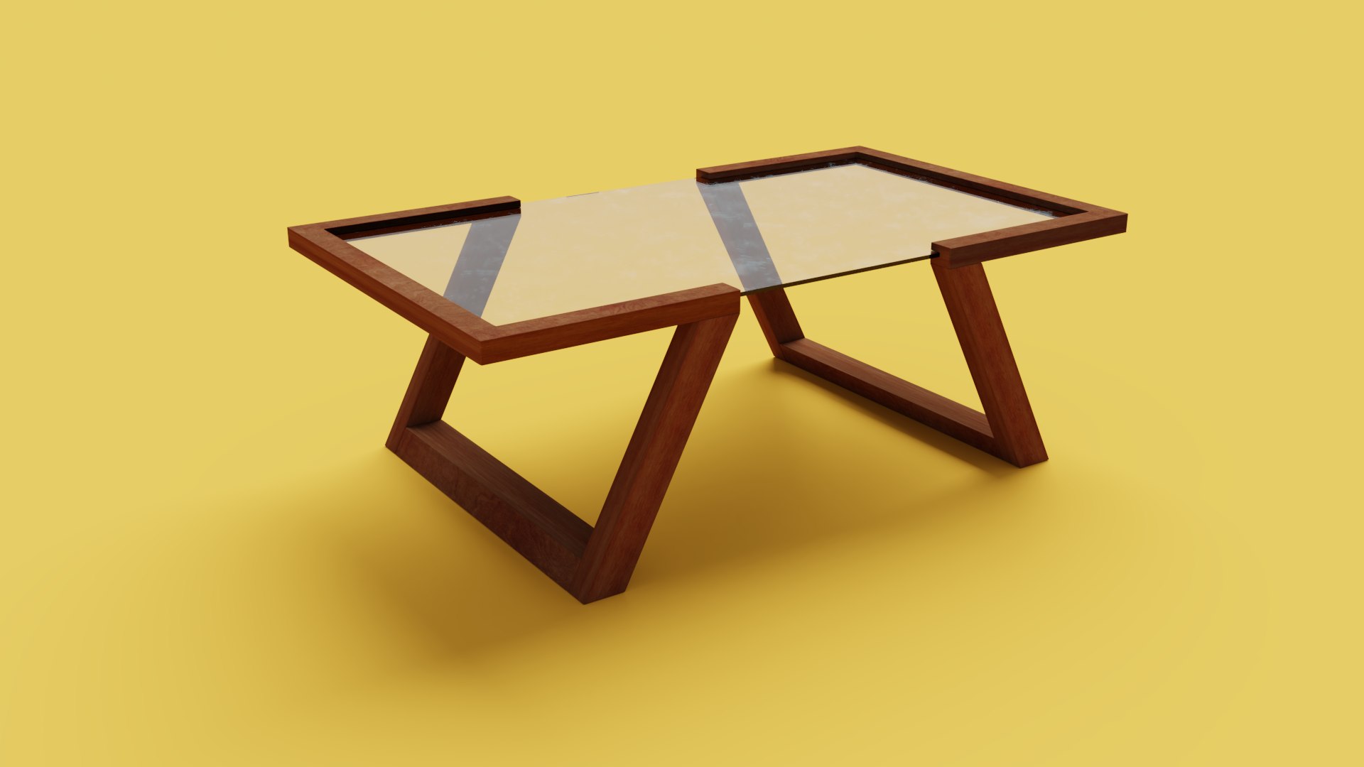 Glass table 3D model - TurboSquid 1371444