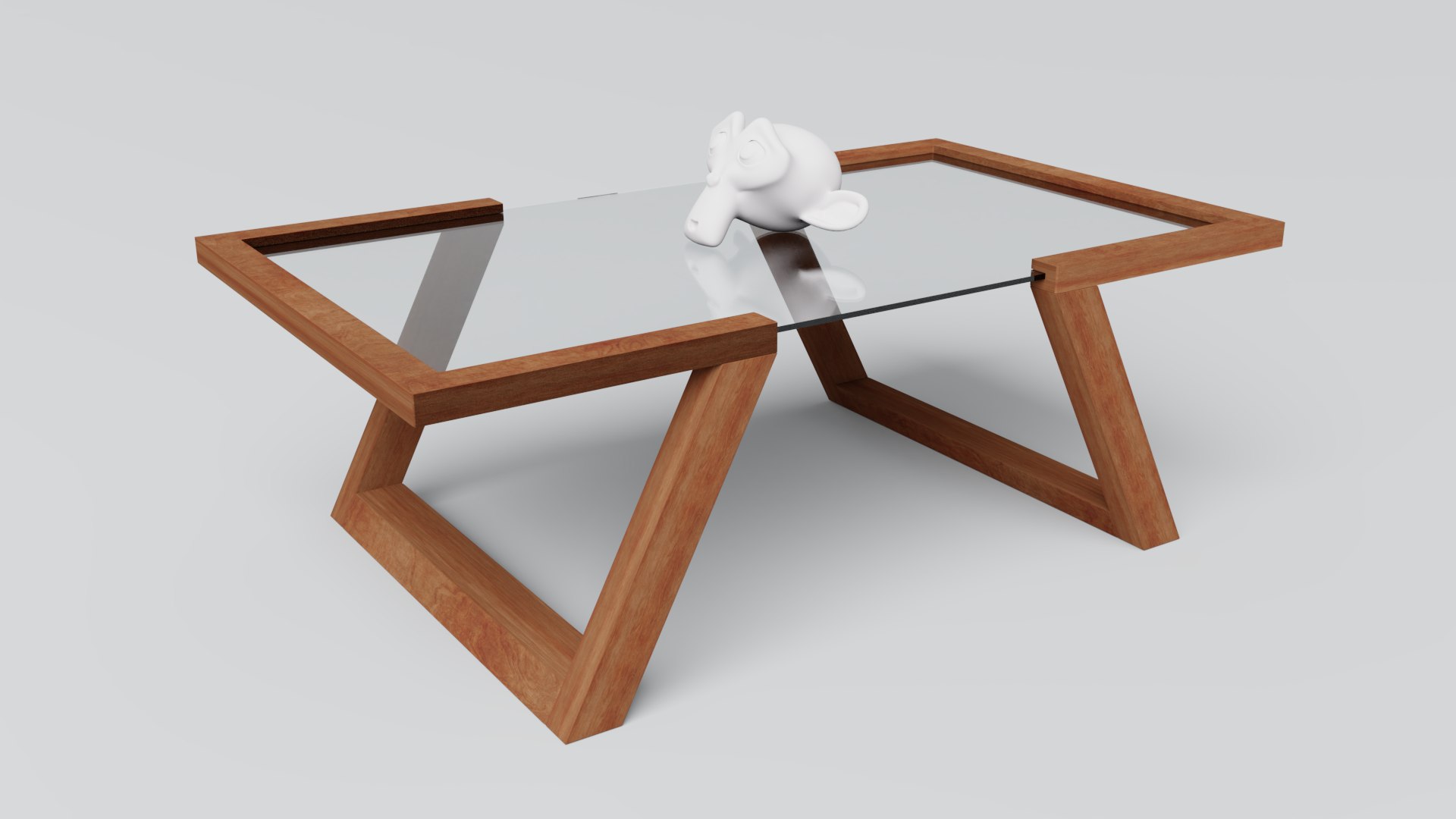 Glass table 3D model - TurboSquid 1371444