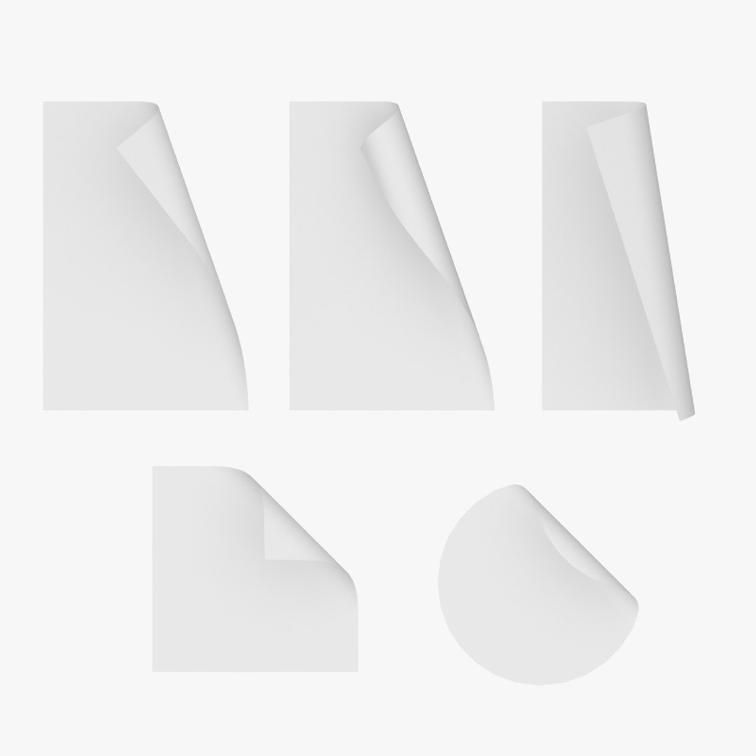 3d Model Of Paper