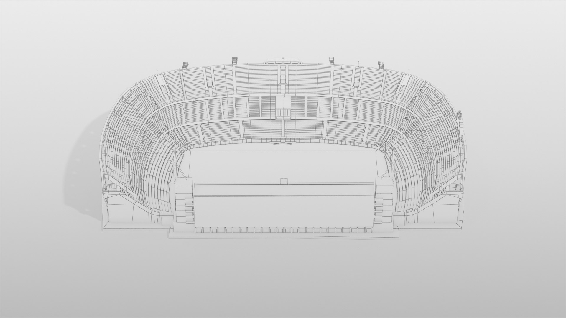 3D model boca juniors stadium - TurboSquid 1225836