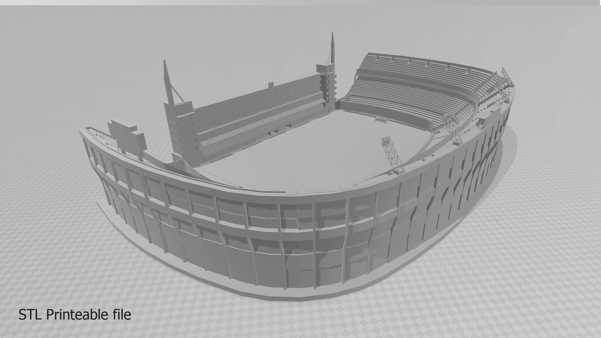 3D model boca juniors stadium - TurboSquid 1225836