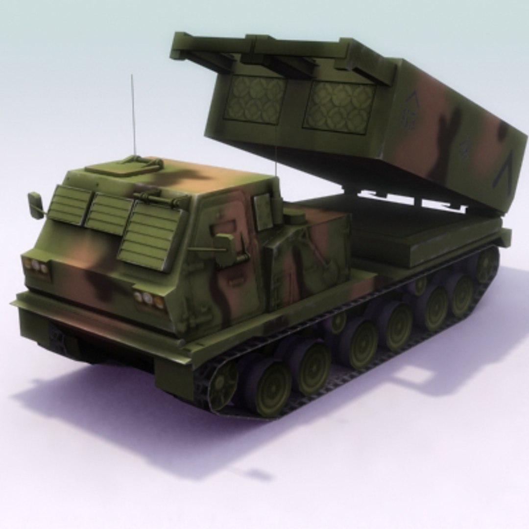 3d M270 Mlrs Artillery Model