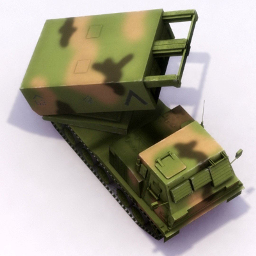 3d M270 Mlrs Artillery Model