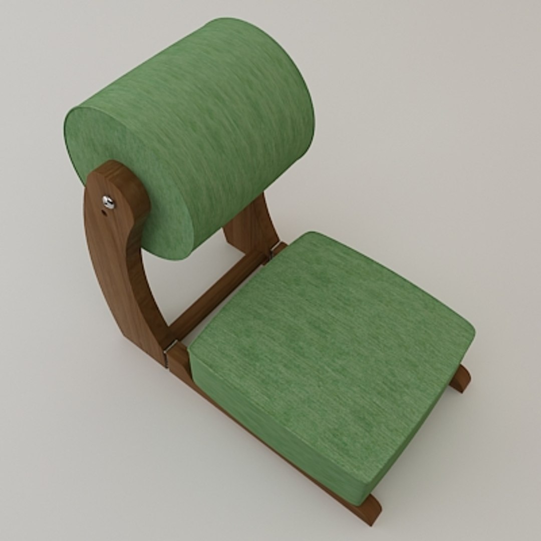 Portable Meditation Chair 3d Model