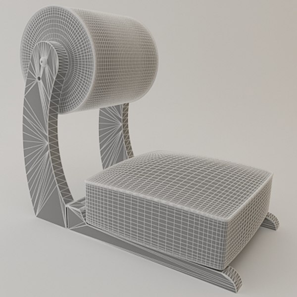portable meditation chair 3d model