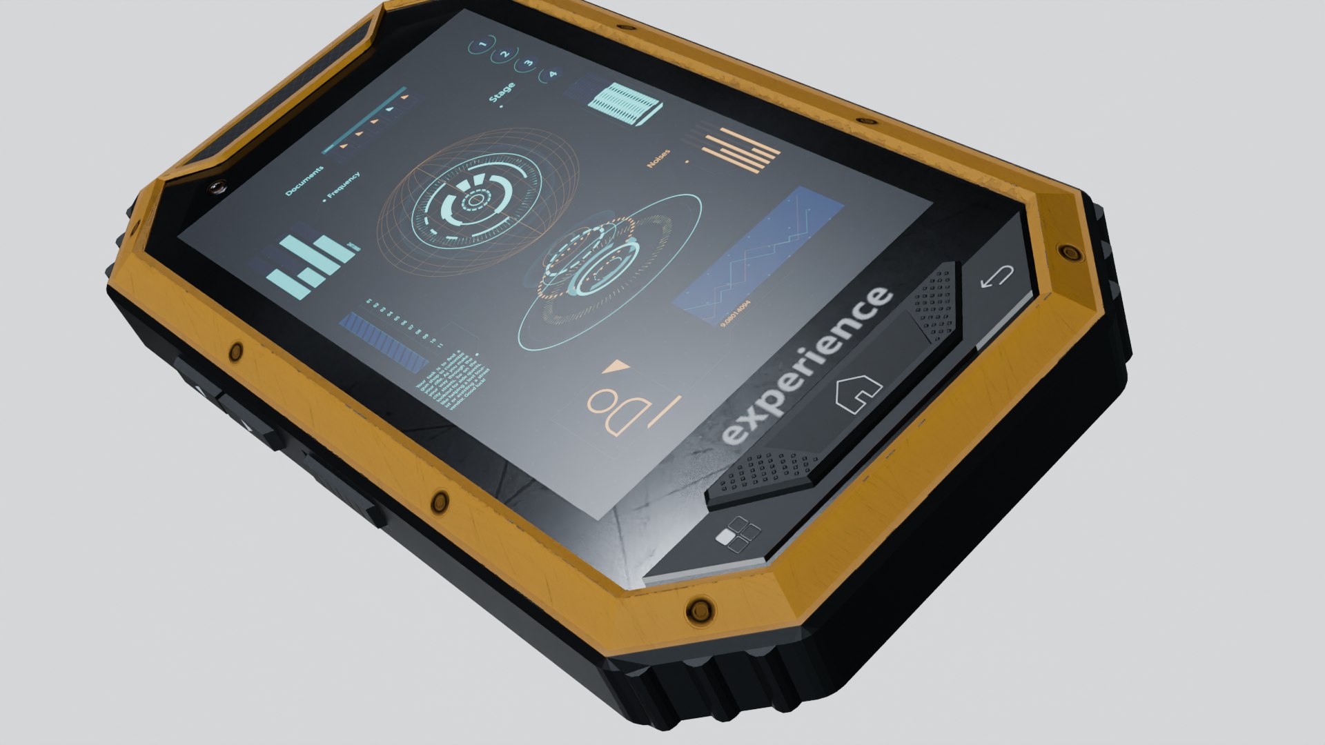 Free 3D Rugged Tablet Model - TurboSquid 2257153