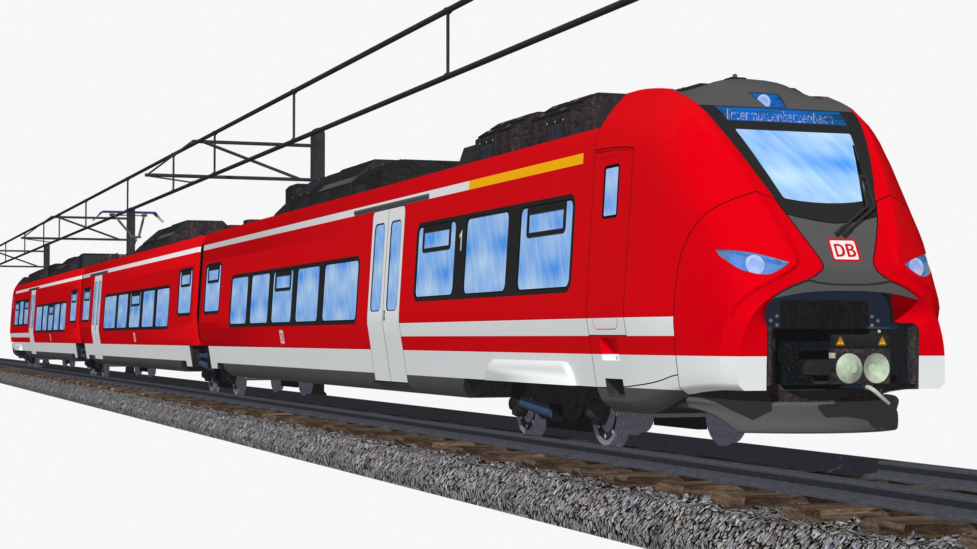 Siemens Mireo Db Class 463 - Electric Passenger Train 3D - TurboSquid ...
