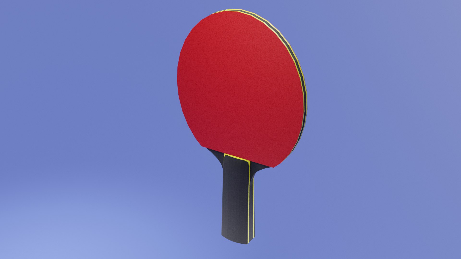 Table Tennis Paddle And Ball Low-poly 3D Model 3D - TurboSquid 1958538