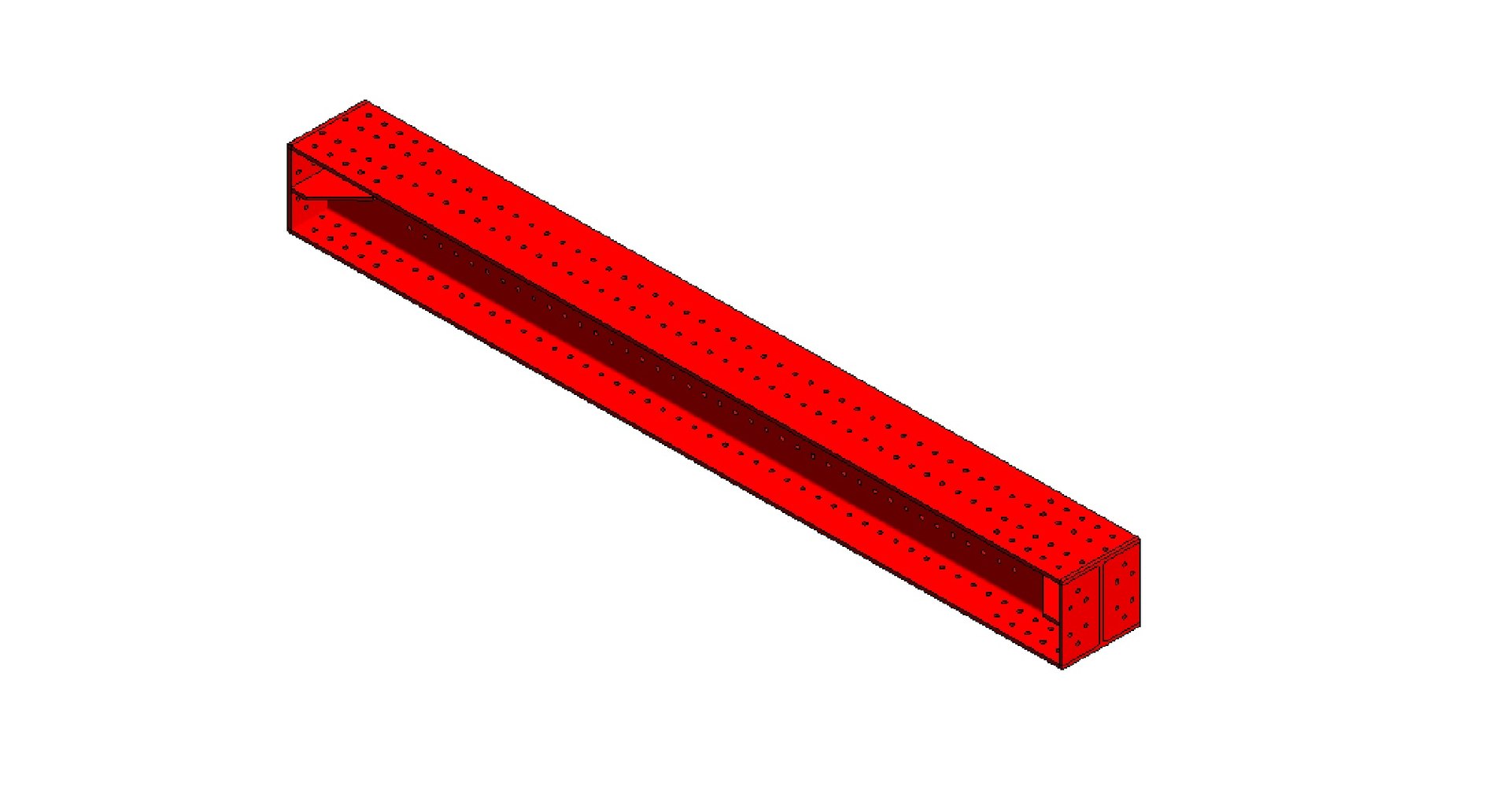 3D model Strut 500 x 500 5m - TurboSquid 1740749