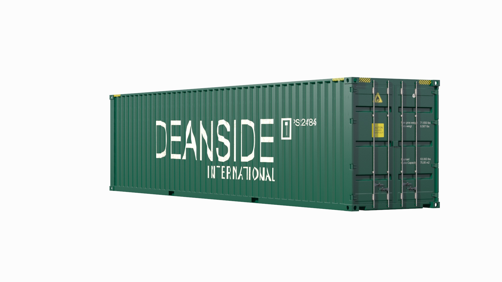 40ft Double Door Shipping Container Model - TurboSquid 2128407