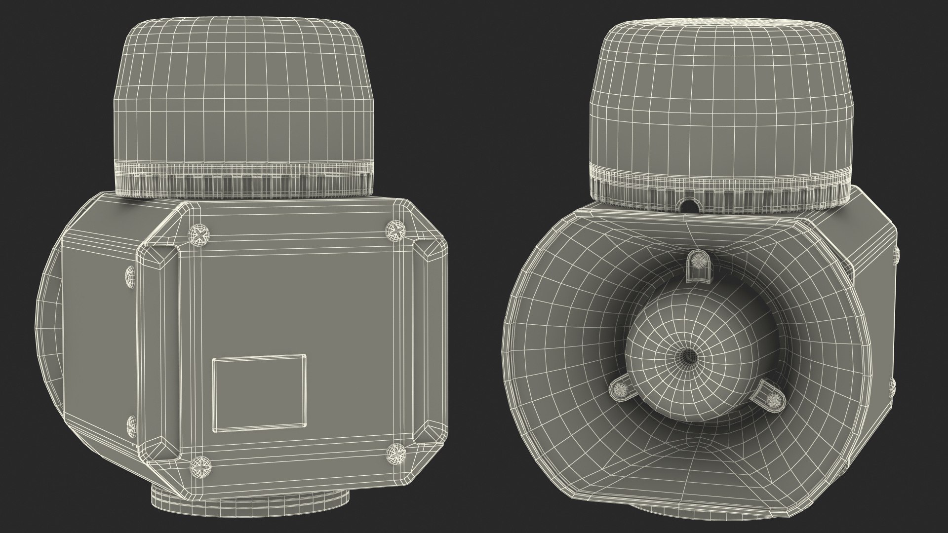 3D emergency siren beacon blue model - TurboSquid 1710052