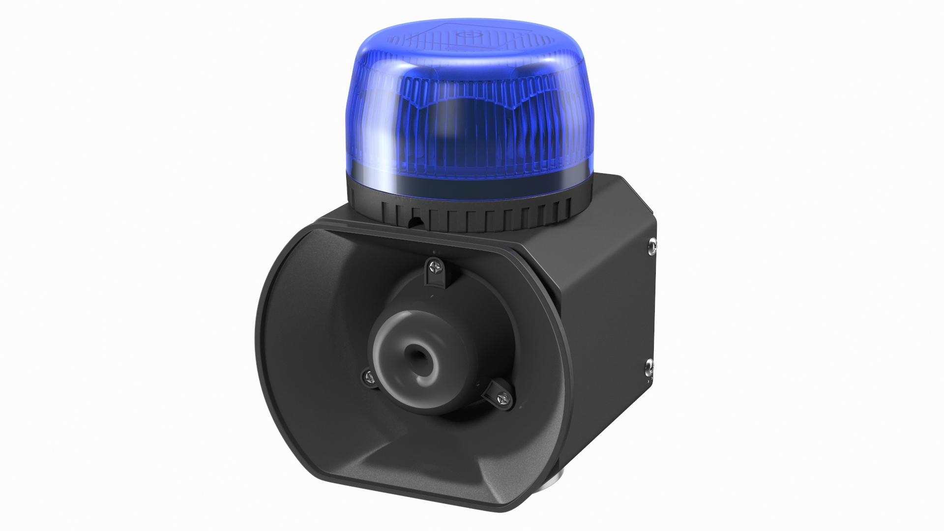 3D Emergency Siren Beacon Blue Model - TurboSquid 1710052