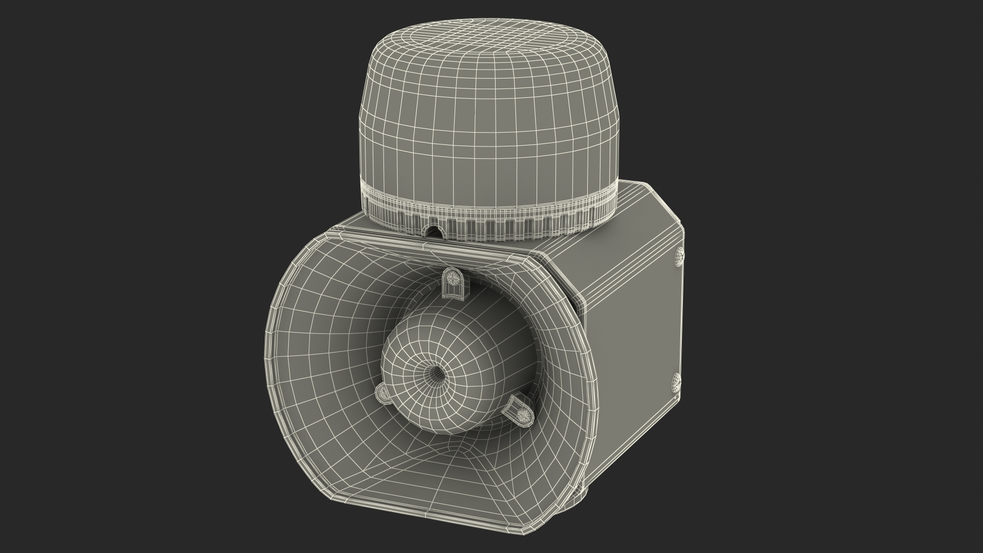 3D Emergency Siren Beacon Blue Model - TurboSquid 1710052