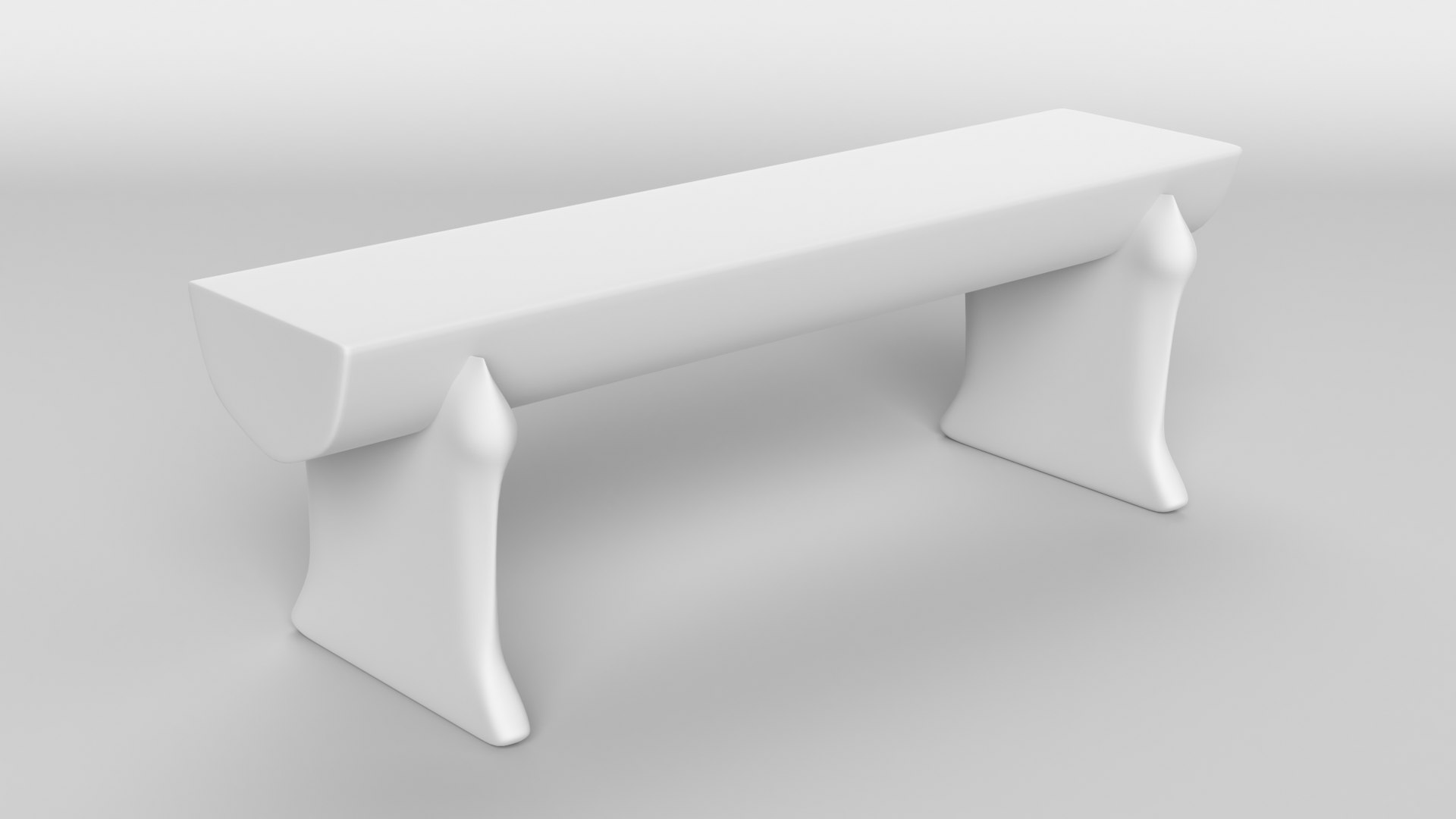 Wooden Log Bench 3D Model - TurboSquid 1654686