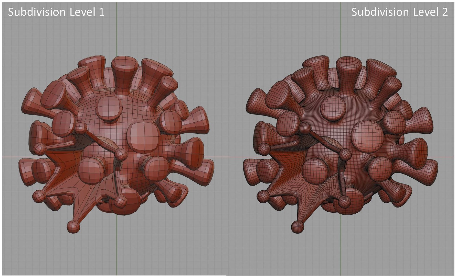Stylized 3D Model Of SARS-CoV-2 Virus Funny Coronavirus Character Cute ...
