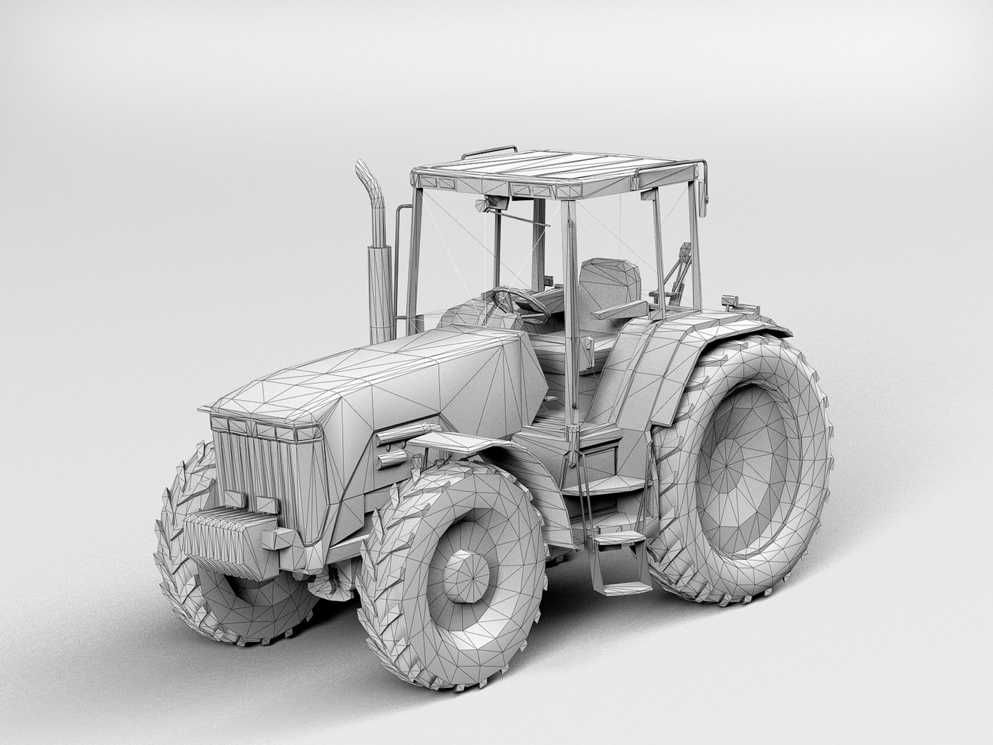 3D Tractor Model - TurboSquid 1945632