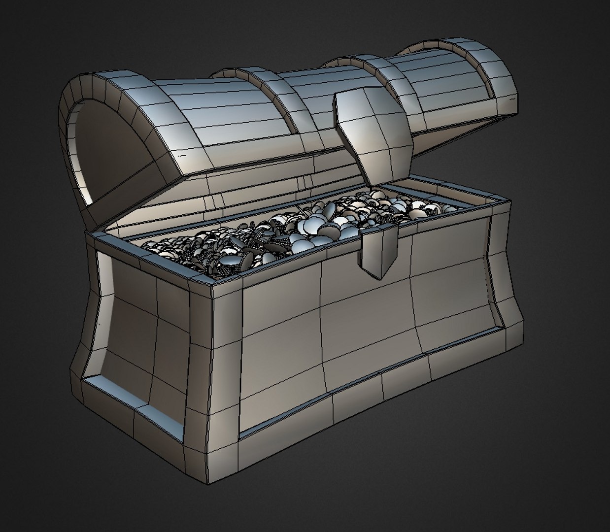 Chest Coins 3D Model - TurboSquid 1375861