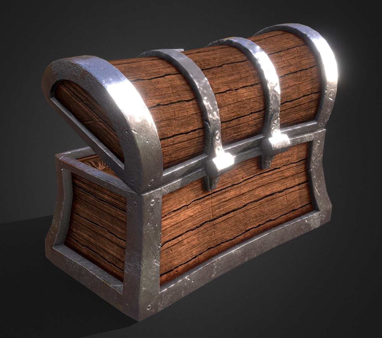 Chest Coins 3D Model - TurboSquid 1375861