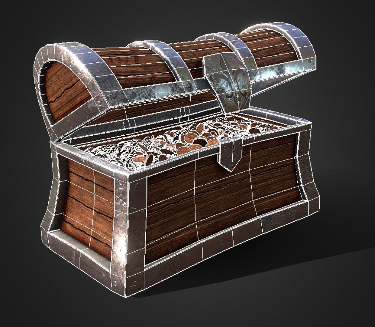Chest Coins 3D Model - TurboSquid 1375861