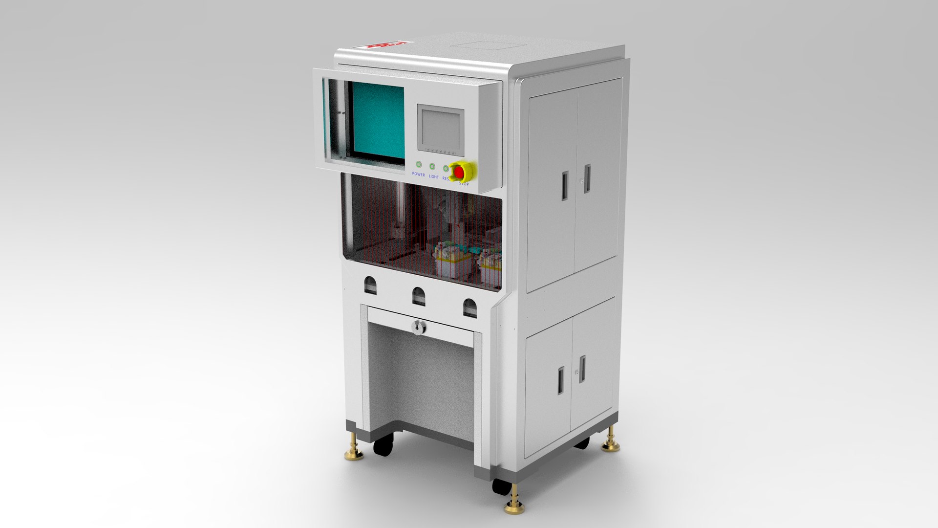 3D Laser Engraving Machine Model - TurboSquid 1539299
