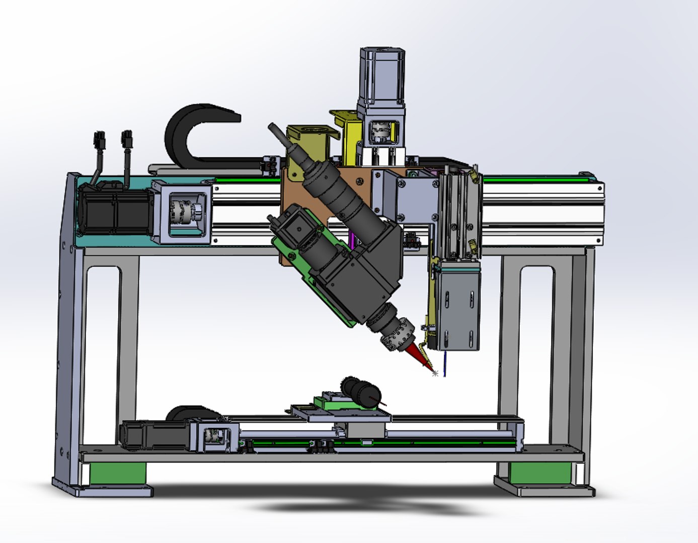 3D Laser Engraving Machine Model - TurboSquid 1539299