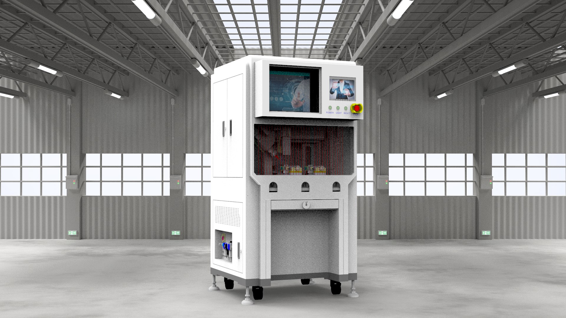 3D Laser Engraving Machine Model - TurboSquid 1539299