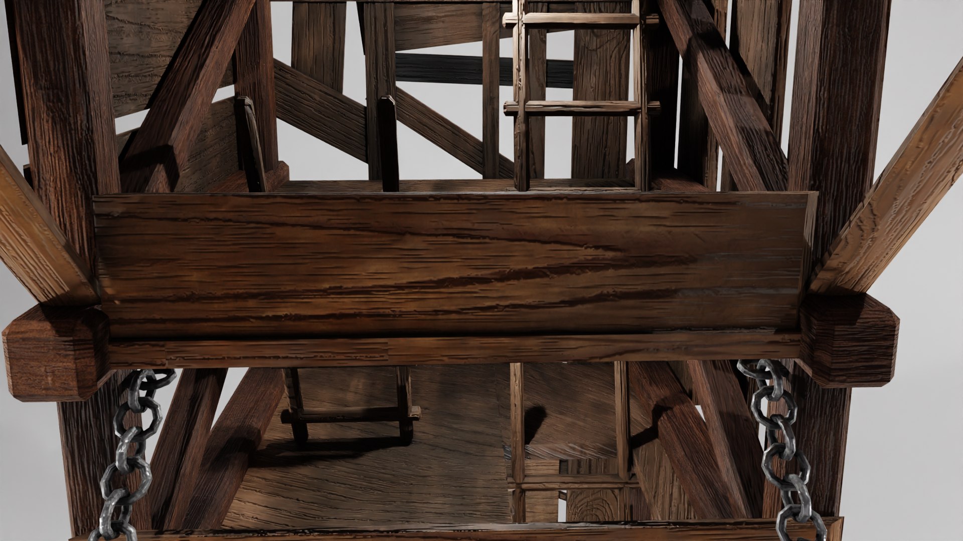 Low Poly Siege Tower With 4K Textures 3D Model - TurboSquid 2183060