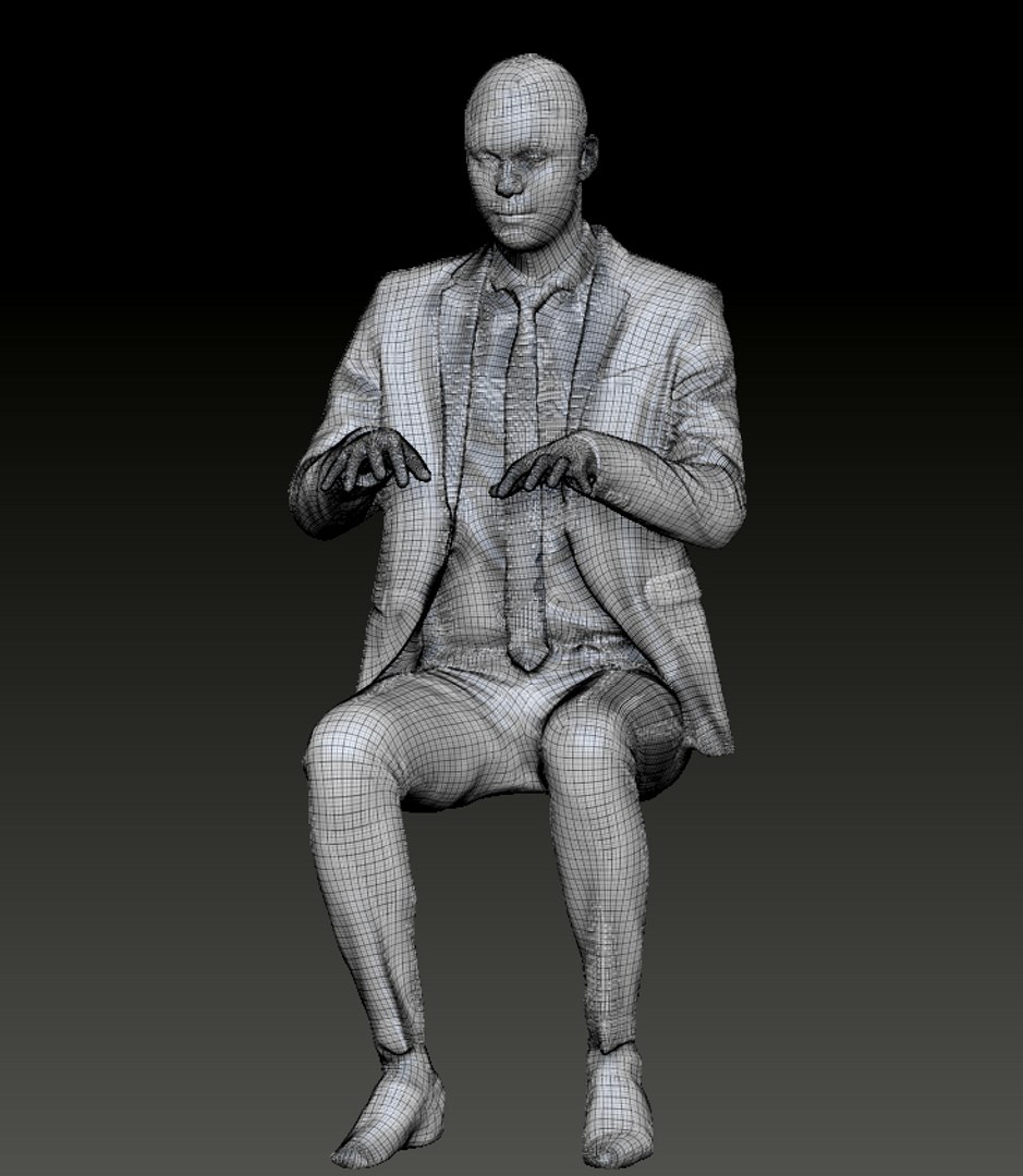 Photogrammetry Man Character Use 3D Model - TurboSquid 1614265