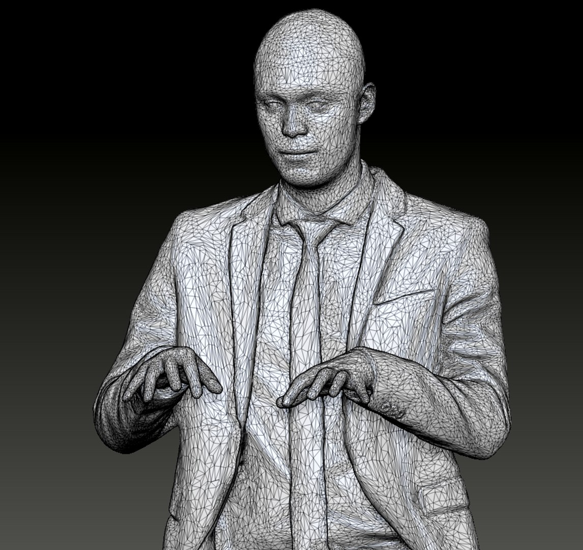 Photogrammetry Man Character Use 3D Model - TurboSquid 1614265