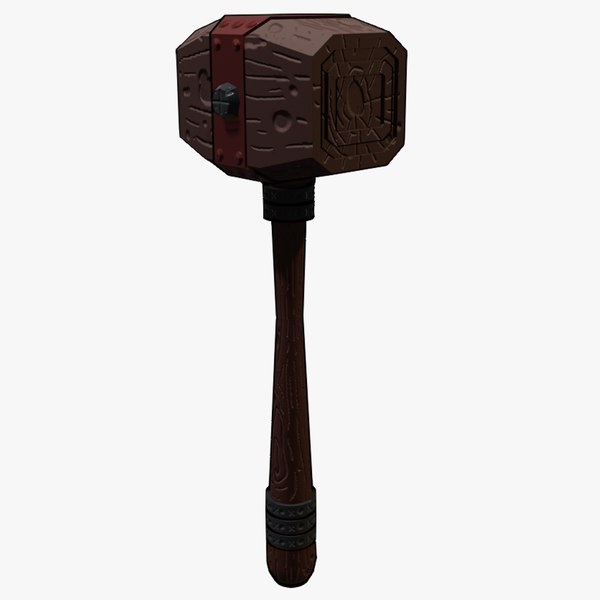 modelo 3d MAZO DE MADERA MEDIEVAL modelo 3d - TurboSquid 2203887