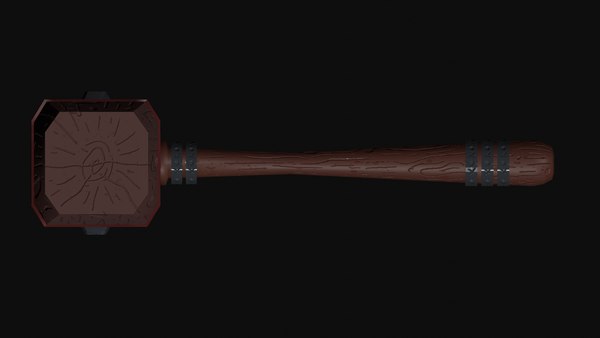 modelo 3d MAZO DE MADERA MEDIEVAL modelo 3d - TurboSquid 2203887