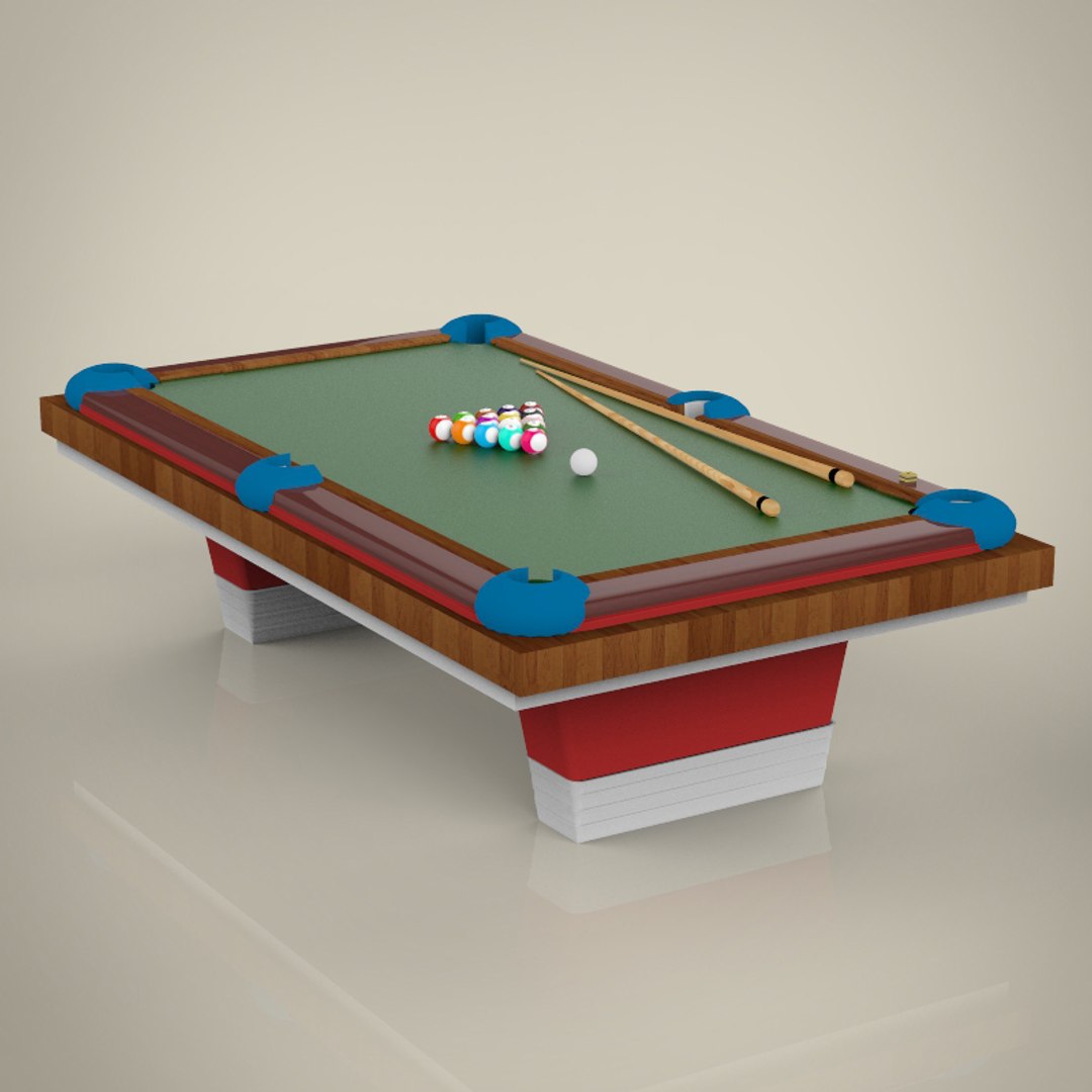 Billiard 3D - TurboSquid 1386945