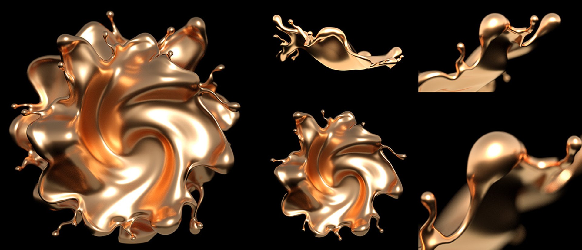 Splash Liquid Water 3D Model - TurboSquid 1627068