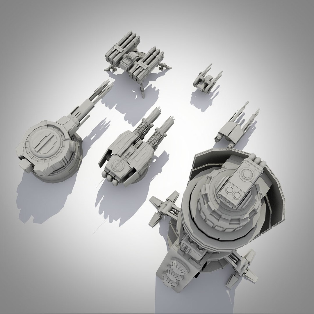 Max Sci-fi Turrets Collections