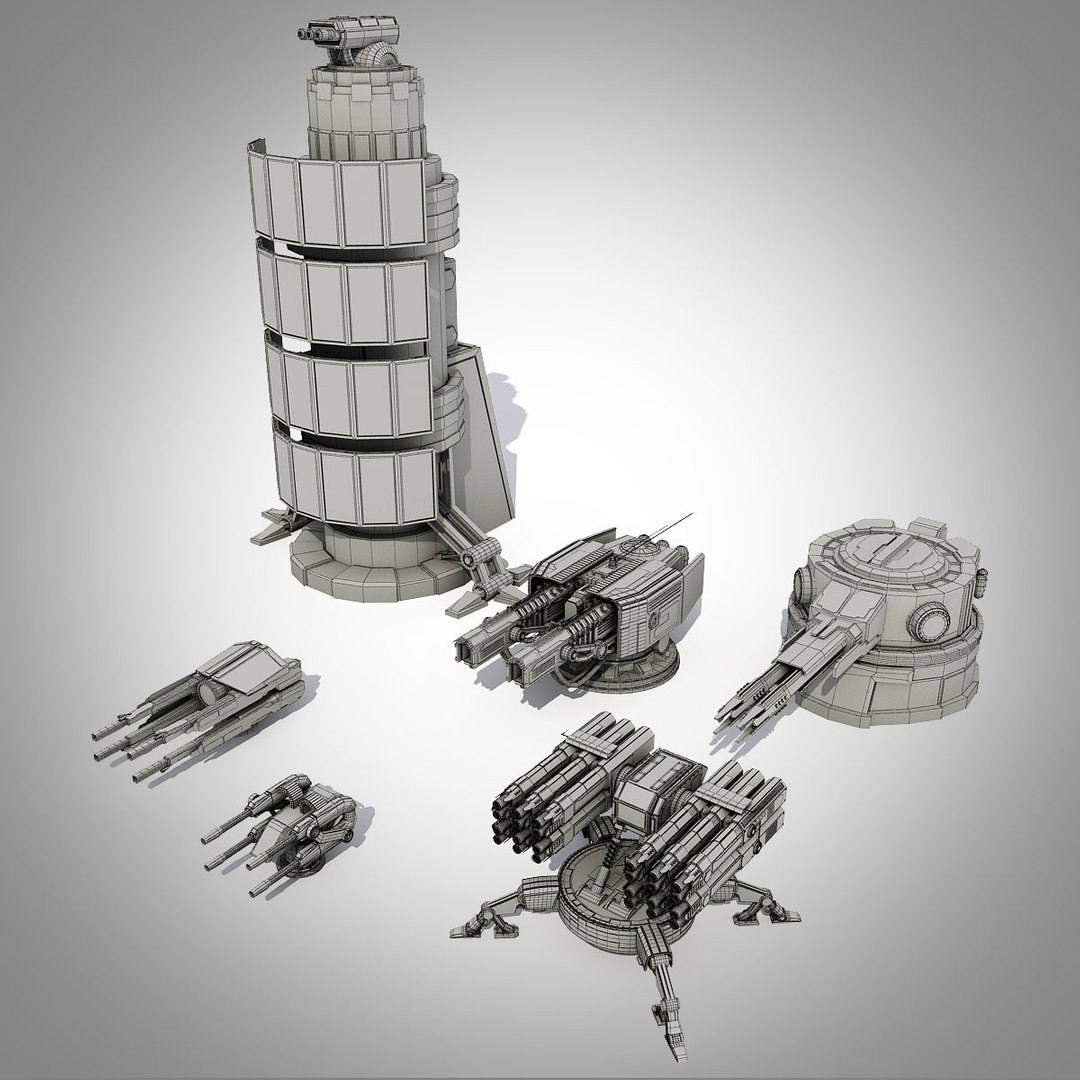 Max Sci-fi Turrets Collections