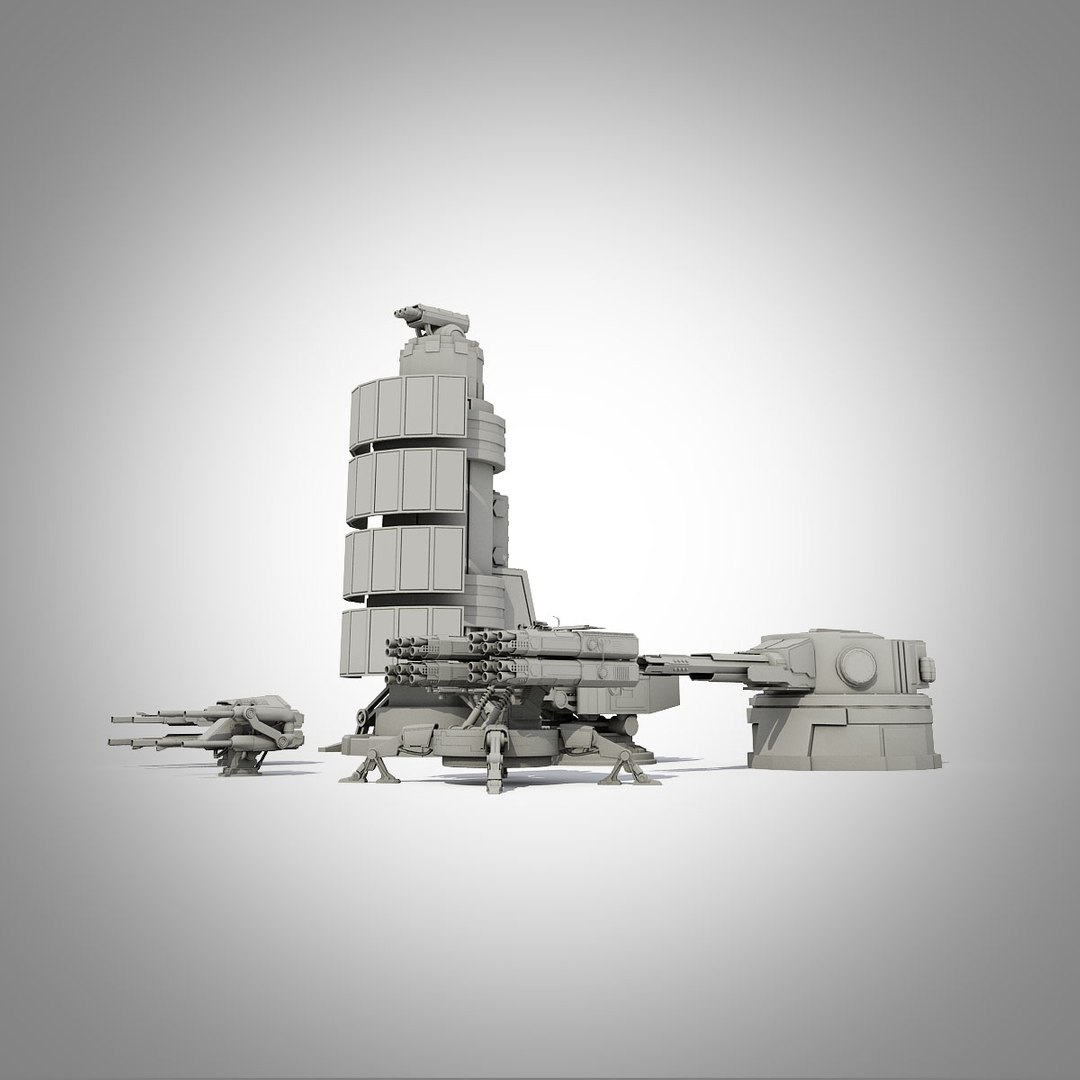 Max Sci-fi Turrets Collections