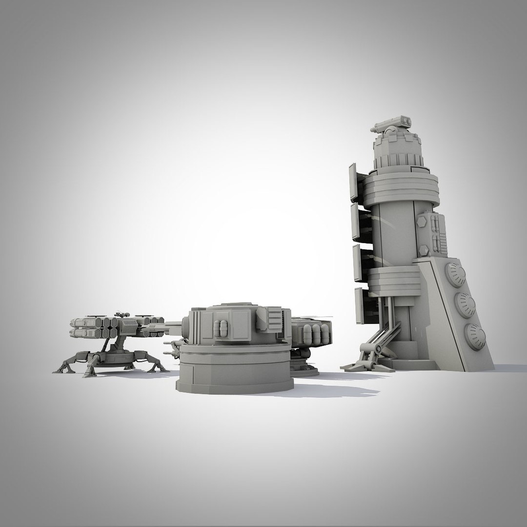 Max Sci-fi Turrets Collections