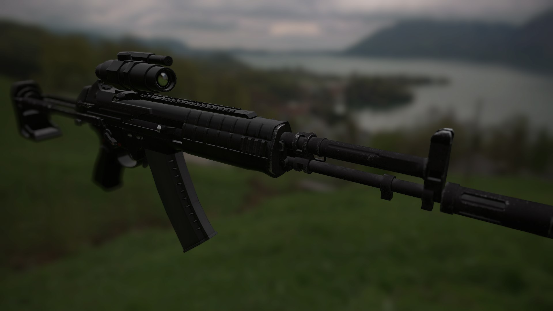 3d Model Russian Modern Weapon Aek