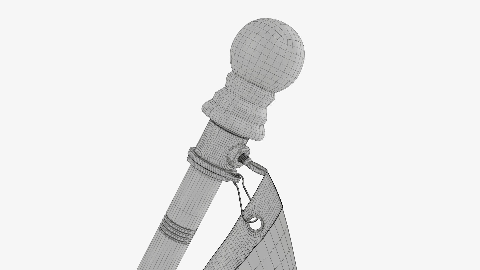 3D Flag Flagpole Outdoor Model - TurboSquid 1698156