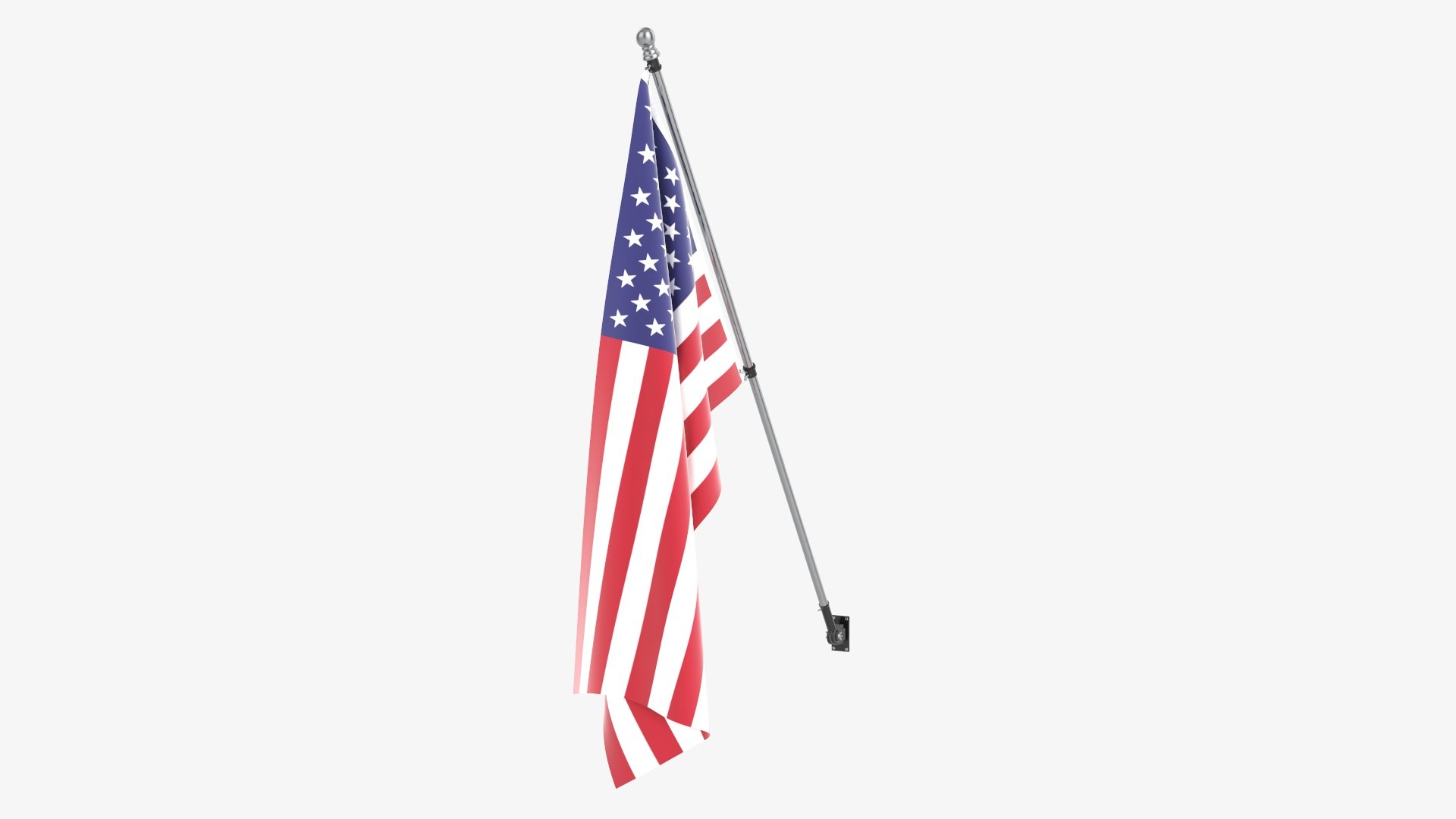 3D Flag Flagpole Outdoor Model - TurboSquid 1698156