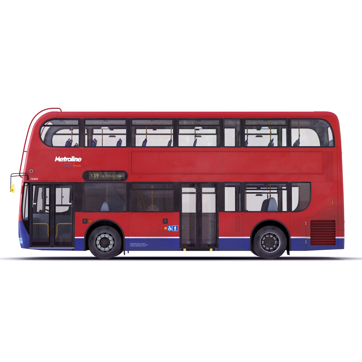 london bus enviro 400 3d c4d