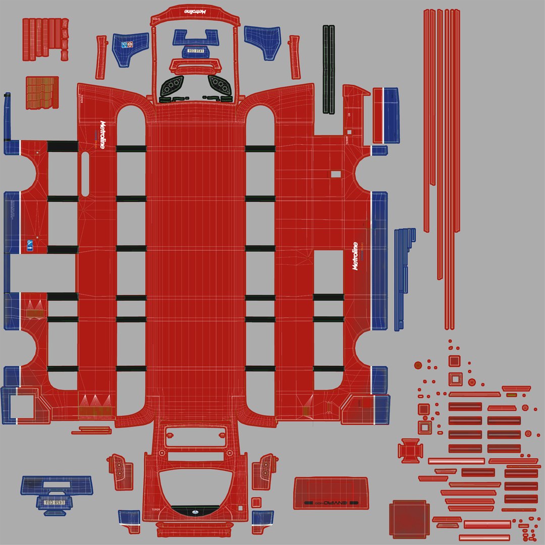 london bus enviro 400 3d c4d