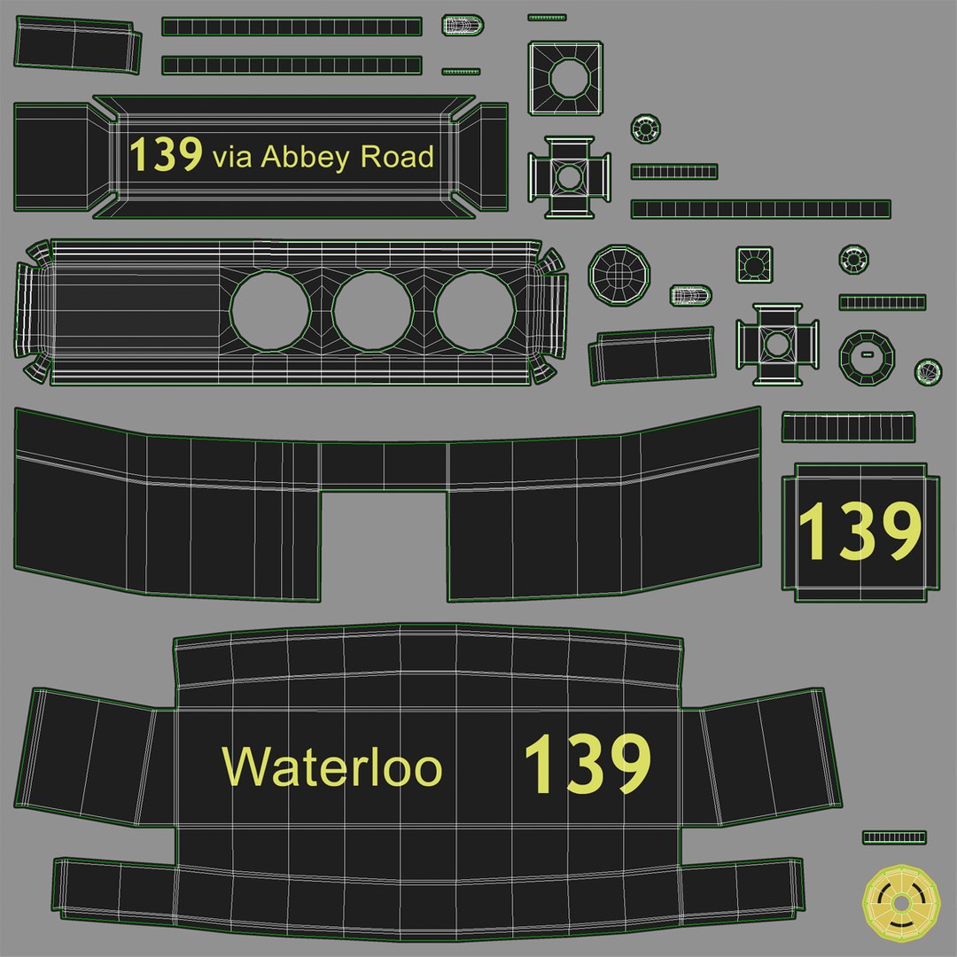 london bus enviro 400 3d c4d