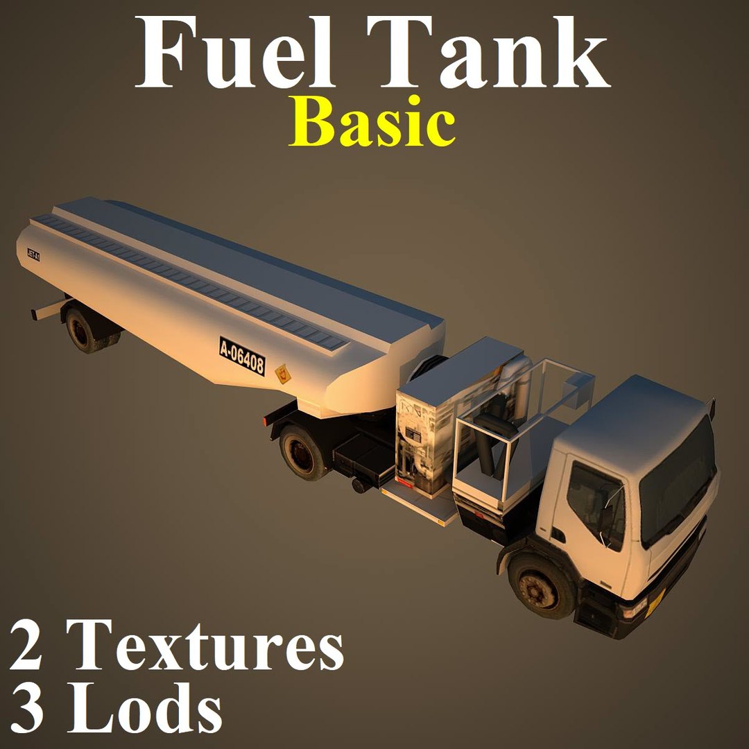 3D Fuel Tank Basic - TurboSquid 1176400