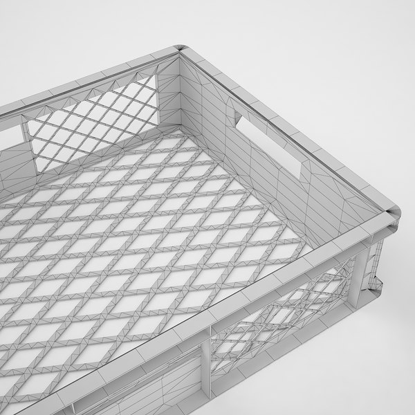 plastic crate 3d model